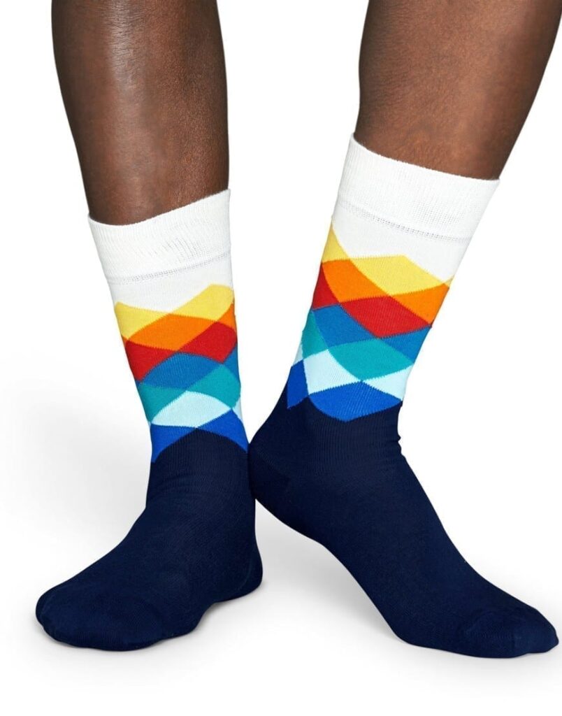 Happy Socks Faded Diamond Socks - WATCH | WEAR Online Store