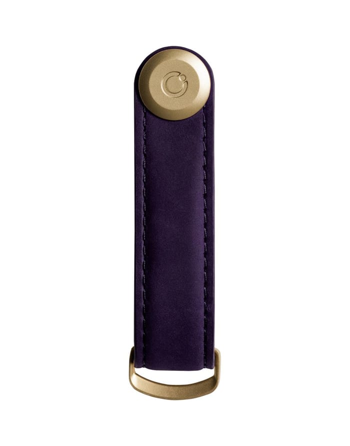 Crazy Horse Leather Key Organiser Aubergine Purple | Orbitkey