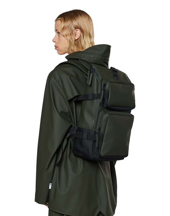 Trail Cargo Backpack Green | Rains | Watch Wear