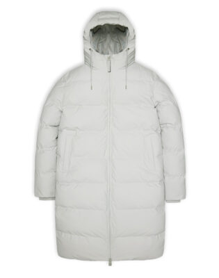 Alta Long Puffer Jacket Ash | Rains | Watch Wear