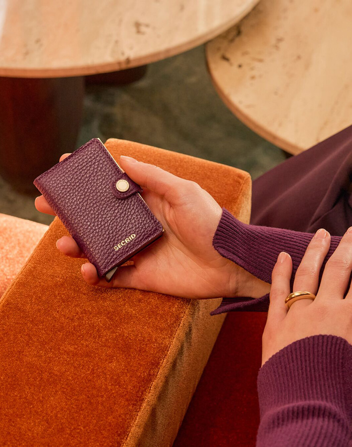 Secrid Miniwallet Pebble Grape | Secrid Wallets | Watch Wear