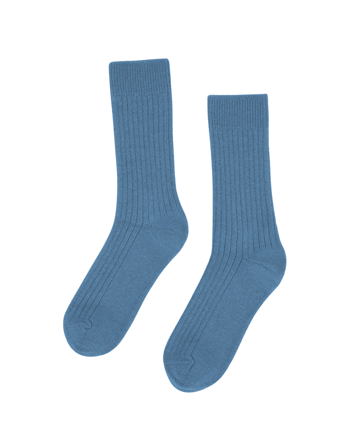 Merino Wool Blend Sock Seaside Blue | Colorful Standard