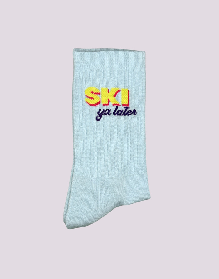 No Bad Days Club Ski Ya Later Socks | Watch Wear