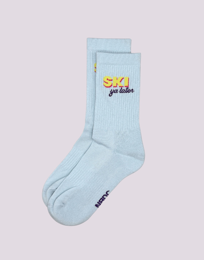 No Bad Days Club Ski Ya Later Socks | Watch Wear